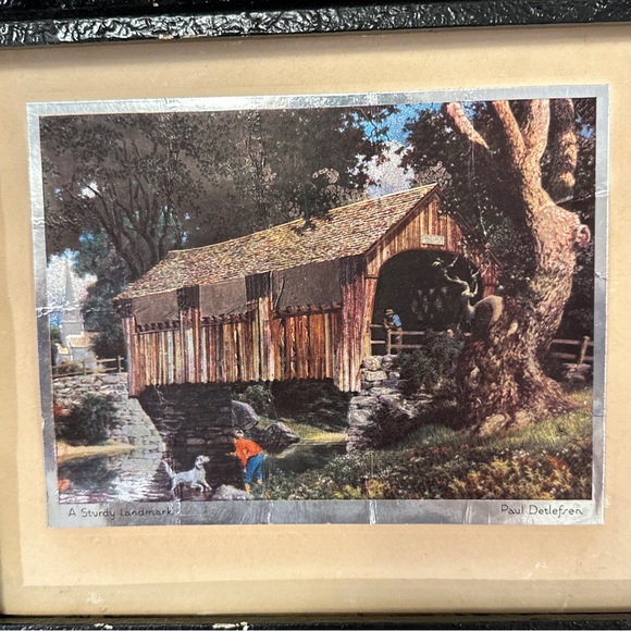 Art | Vintage Art Paul Detlefsen A Sturdy Landmark | Poshmark